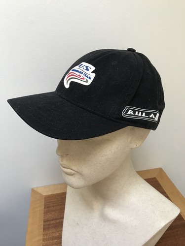 NEW US Snowboard Team Brushed Cotton Hat Baseball Cap BULA Black Made ...