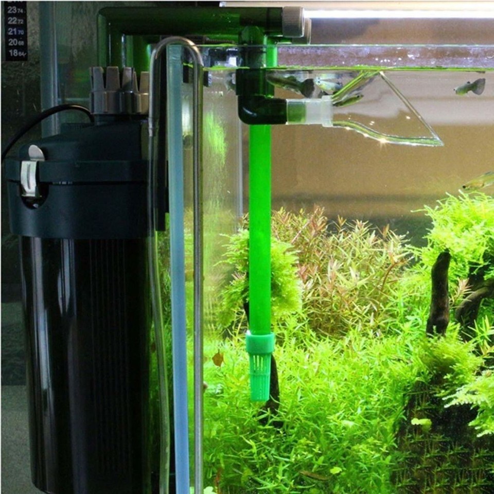 with Suction Cup Filter Water Outlet Fish Tank Inlet and Outlet Pipes ...