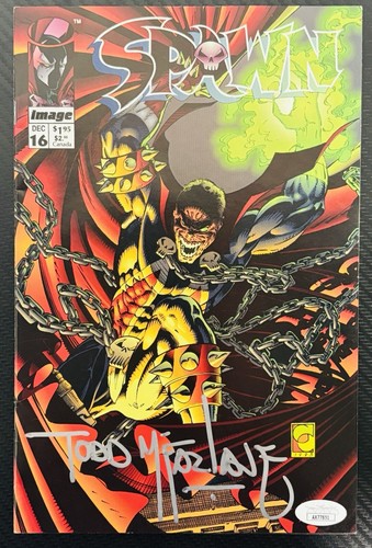 Todd McFarlane Autographed signed 1993 spawn comic #16 JSA COA | eBay