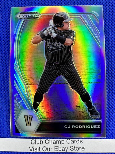 2021 #PDP158 CJ Rodriguez Panini Prizm Draft Picks Baseball Silver ...