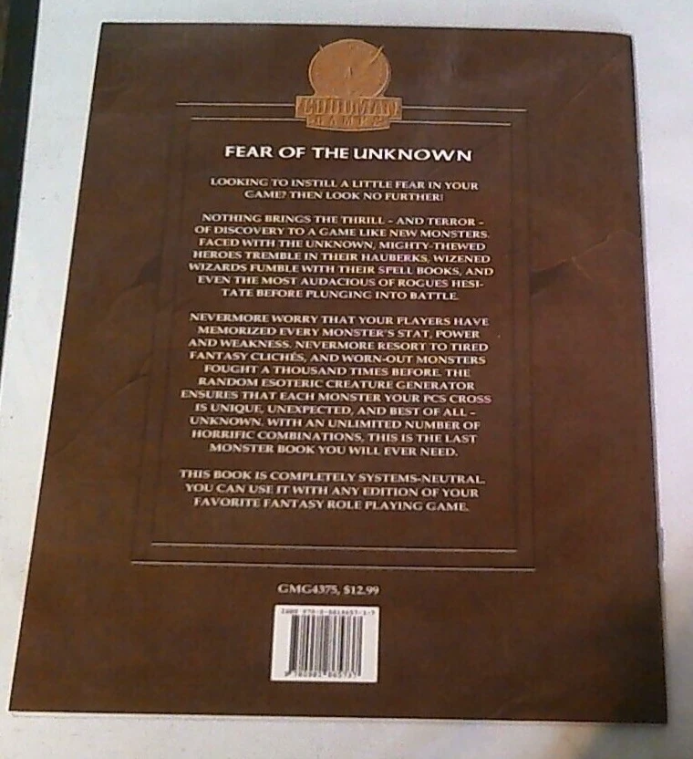 Rpg Monster Generator