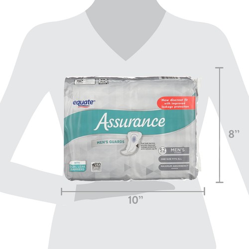 Assurance Male Guard 104ct -Value Pack Individually Wrapped for Your ...