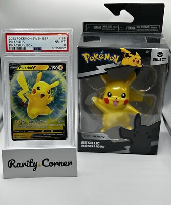 Pokémon Select Metallic Battle Figure - Pikachu & Black Star Promo ...