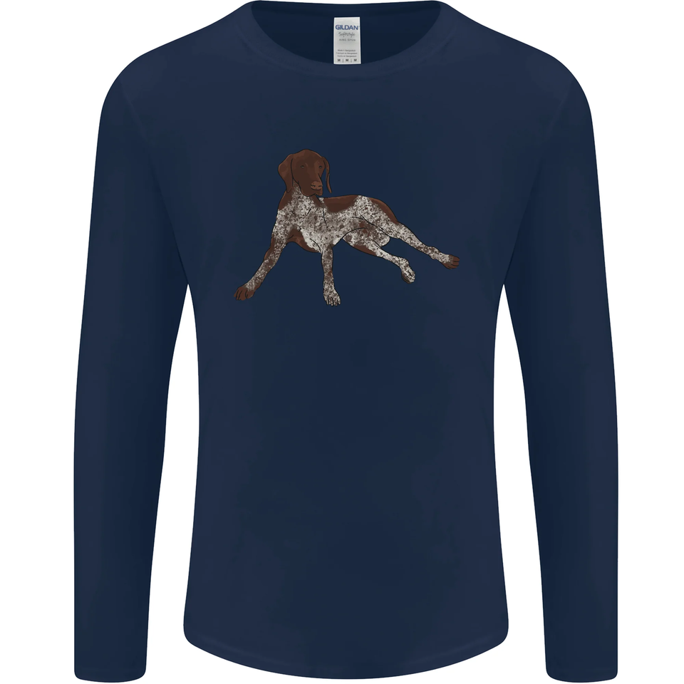 German Shorthaired Pointer Dog Mens Long Sleeve T-Shirt | eBay UK