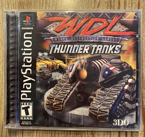 WDL World Destruction League : Thunder Tanks - Ps1 ( Playstation 1 ...