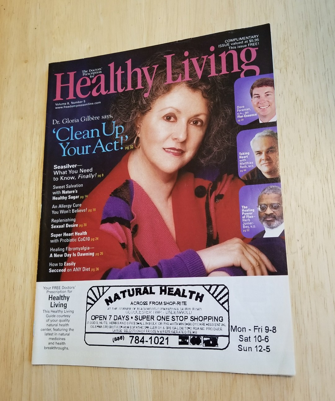 Healthy Living 2003 Dr. Gloria Gilbere Christina Pirelli Dave Foreman ...