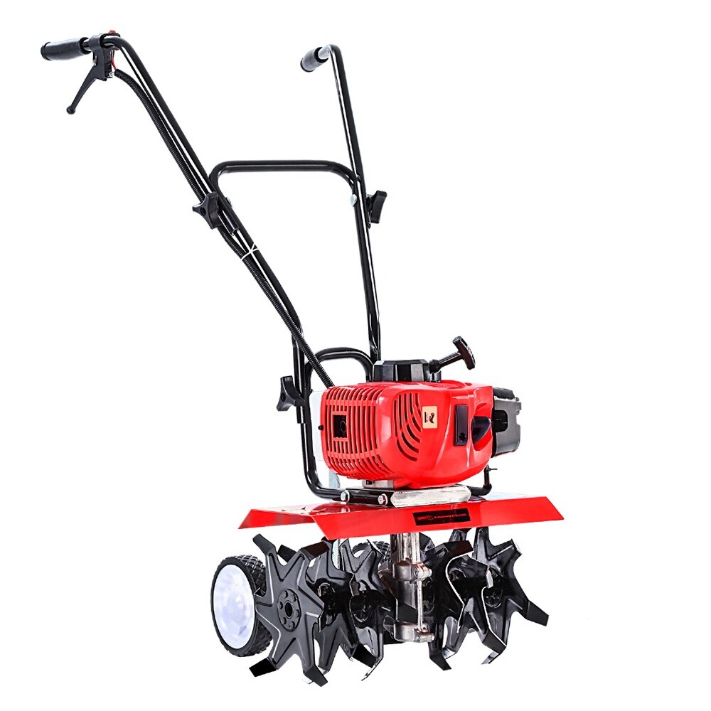 65CC Tiller Garden Cultivator Rototiller 6 Blades Soil Plower Rotary Hoe GIANTZ