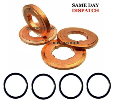 Land Rover Freelander 1 TD4 2.0 Diesel Fuel Injector Washers O ring ...