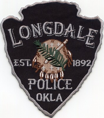 LONGDALE OKLAHOMA Indian Arrowhead POLICE PATCH | eBay