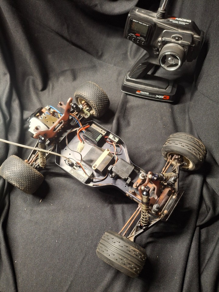 VINTAGE Team Associated Rc10t Futaba Esc Trinity Motor Jr XS3 Radio Rpm ...