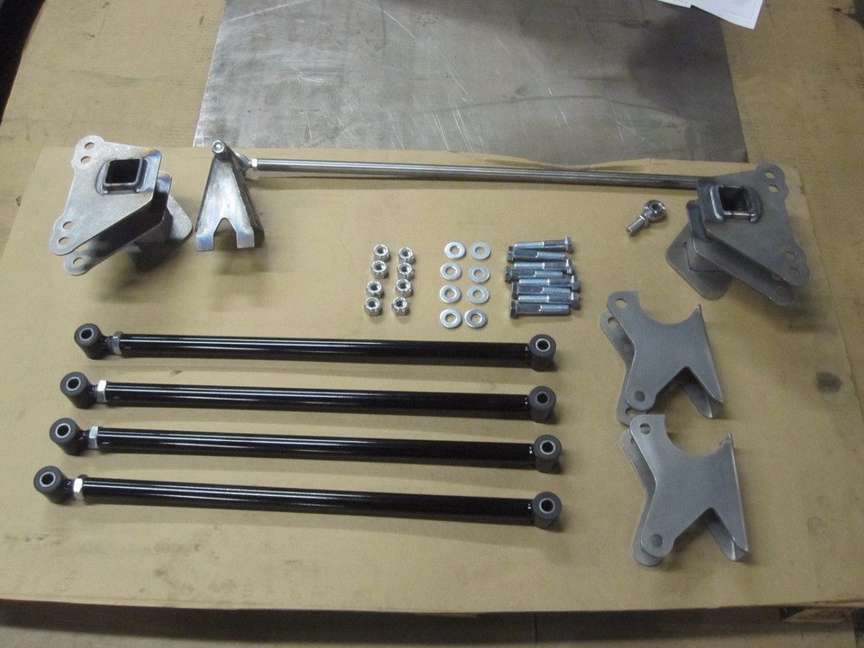 Weld on Universal Parallel 4 Link Suspension & panhard bar kit. MADE ...