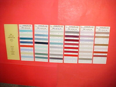 1960 CHRYSLER IMPERIAL DESOTO DODGE DART POLARA PLYMOUTH VALIANT PAINT ...