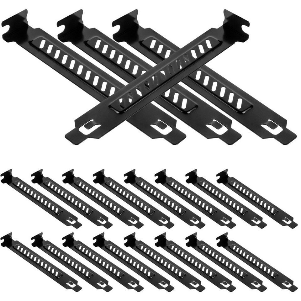 20 PCS Pc Case Pci Cover Blanking Plate Computer Case Expansion Blank ...