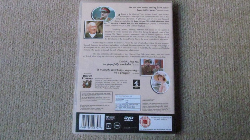 A Dance To The Music Of Time Complete 2 Disc DVD Box Set 5014138296797 ...