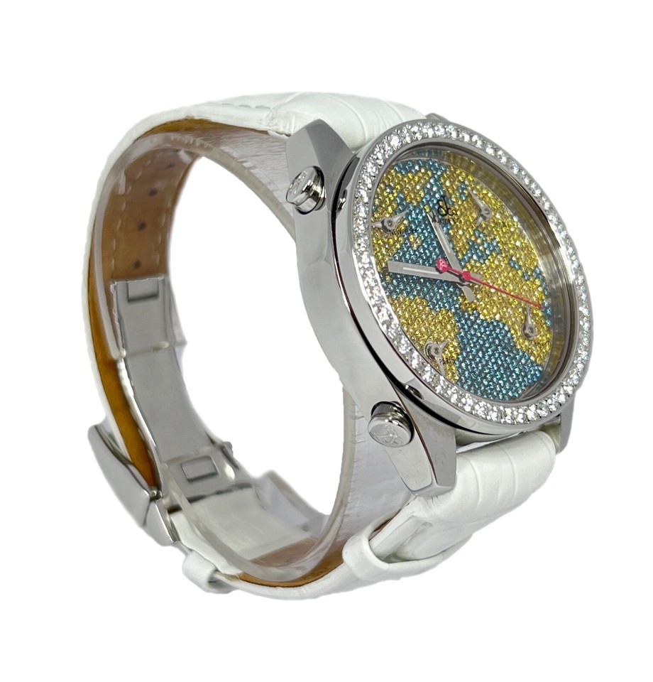 Jacob & Co Five Time Zone Stainless Steel Diamonds Unisex Watch ...