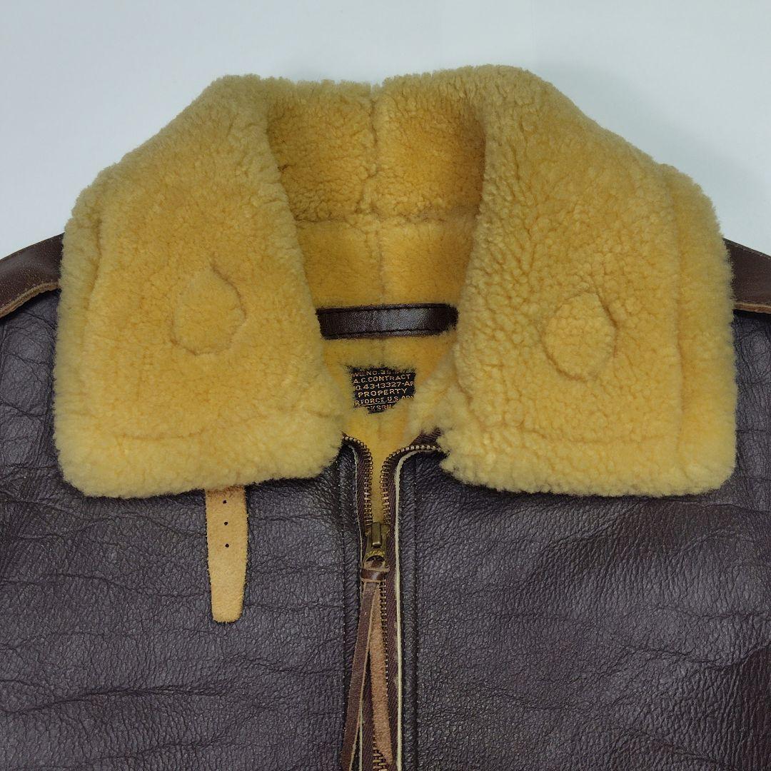 Kiwami Buzz Rickson'S Flight Jacket B-6 36S Brown Sheepskin Kiwami Buzz Rickson'S Flight Jacket B-6 36S Brown Sheepskin
