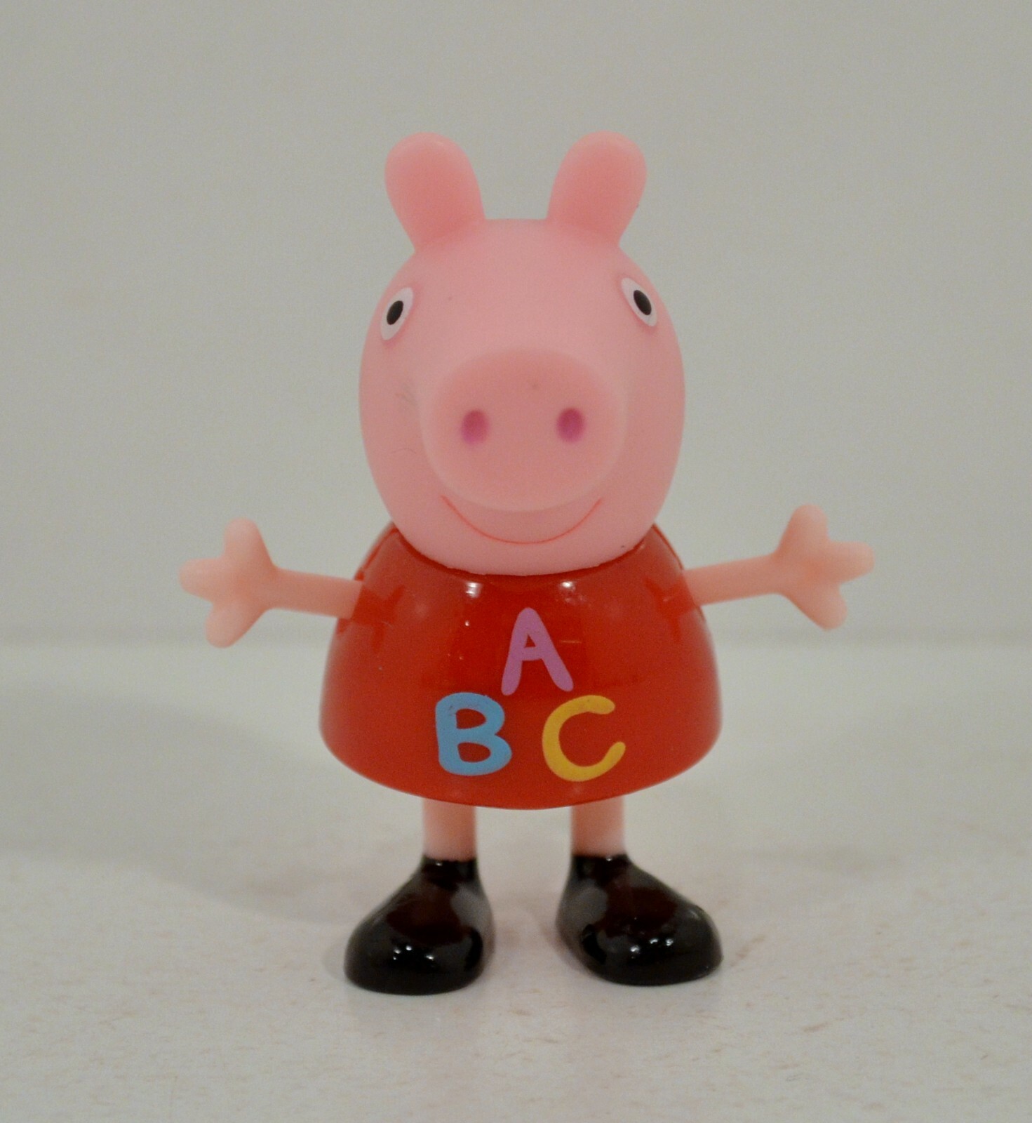 2003 Peppa Pig 2.5" Jazwares Action Figure Peppa Pig Nick Jr PBS Sprout ...