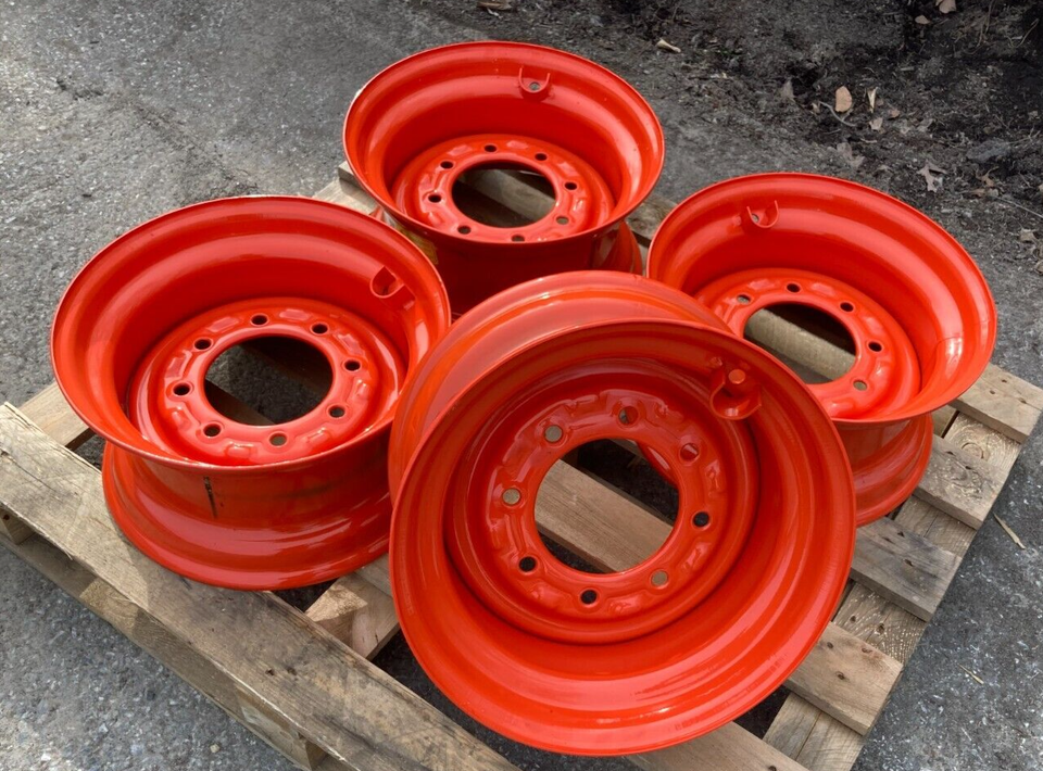 4 - NEW 16.5X8.25X8 Skid Steer Wheel/Rim for Kubota SSV65 & more | eBay