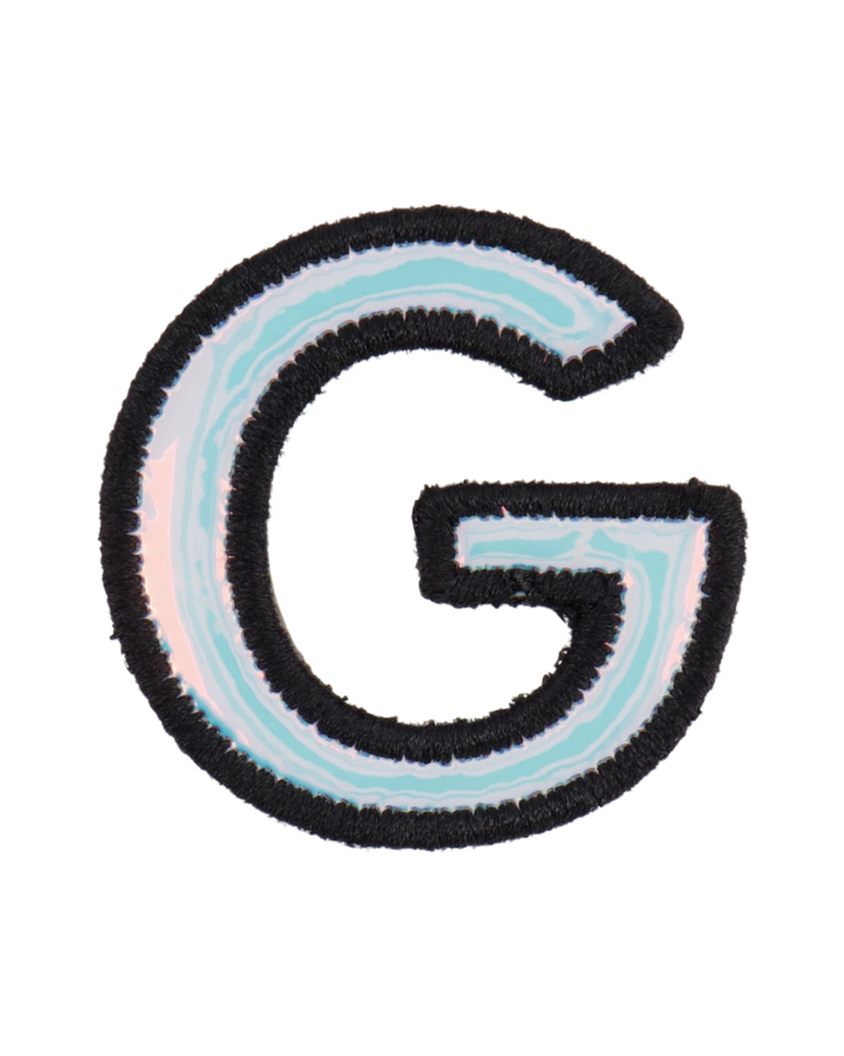 Stoney Clover Lane Silver Holographic Letter Patch | eBay