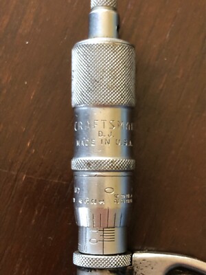 Micrometers - Craftsman Micrometer