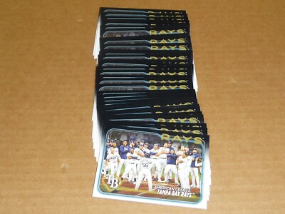 2024 Topps BASE LOT OF 31 CARDS TAMPA BAY RAYS TEAM CARD #211 | eBay