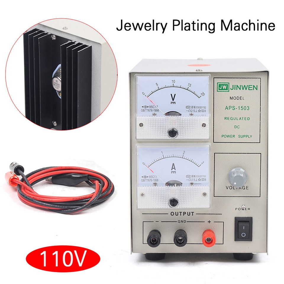 1503 Jewelry Gold Plating Machine Gold/Silver Electroplating Rectifier ...