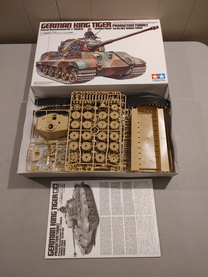 TAMIYA 35164 Military Model 1/35 German King Tiger Tank Production ...