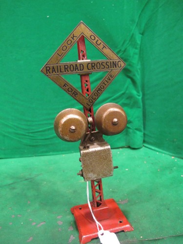 Lionel O Gauge Model Train #69 Railroad Crossing With Bell | eBay