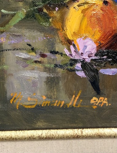 Marilyn Simandle Original Oil On Canvas Still Life - Floral Lot 11314 ...