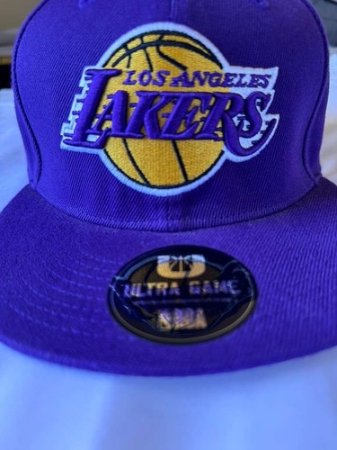 Los Angeles Lakers Cap Mens ULTRA GAME Snapback NBA Purple OSFM ...
