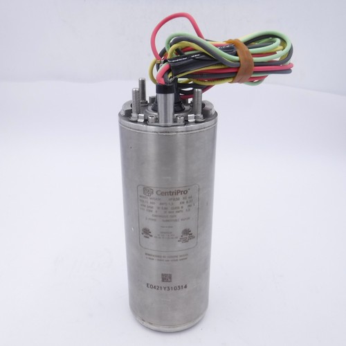 CentriPro 4" Submersible Motor 1/2 HP 460 Volts 3 Phase 1.3 Amps 3 Wire ...
