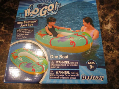 H2o Go Happy Crustacean Junior Raft Pool Float Floaty Tube Swimming ...