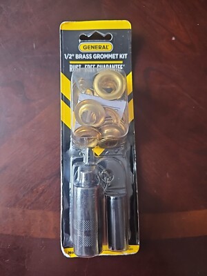New General 1/2” Brass Grommet Kit Rust Free Guarantee #71264 12 Sets ...