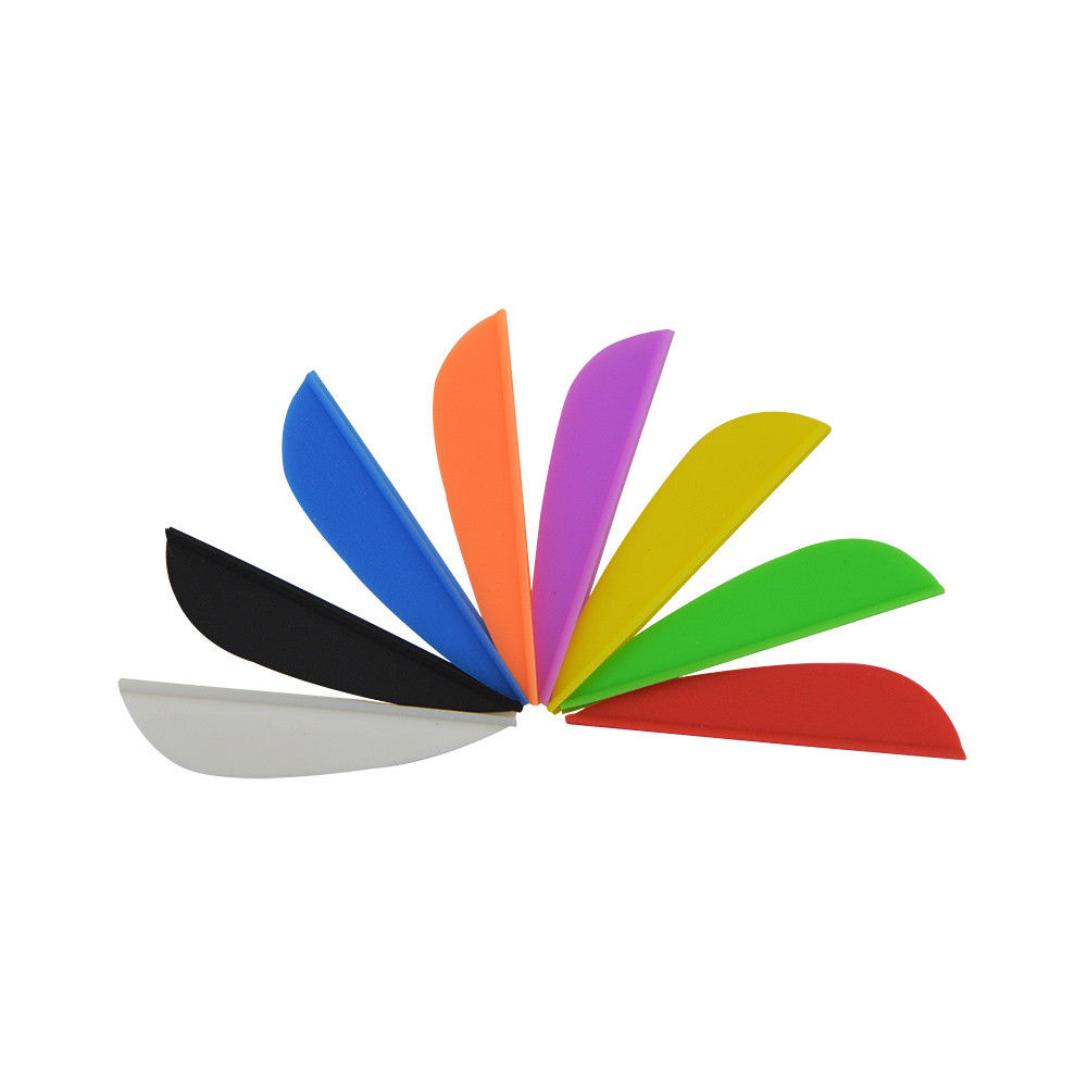 50pcs 1.75" Archery Arrow Feather Rubber Vanes Fletching Fletches DIY ...