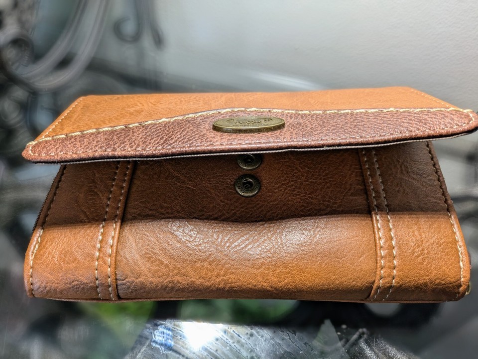 BOC Wallet Brown Leather | eBay