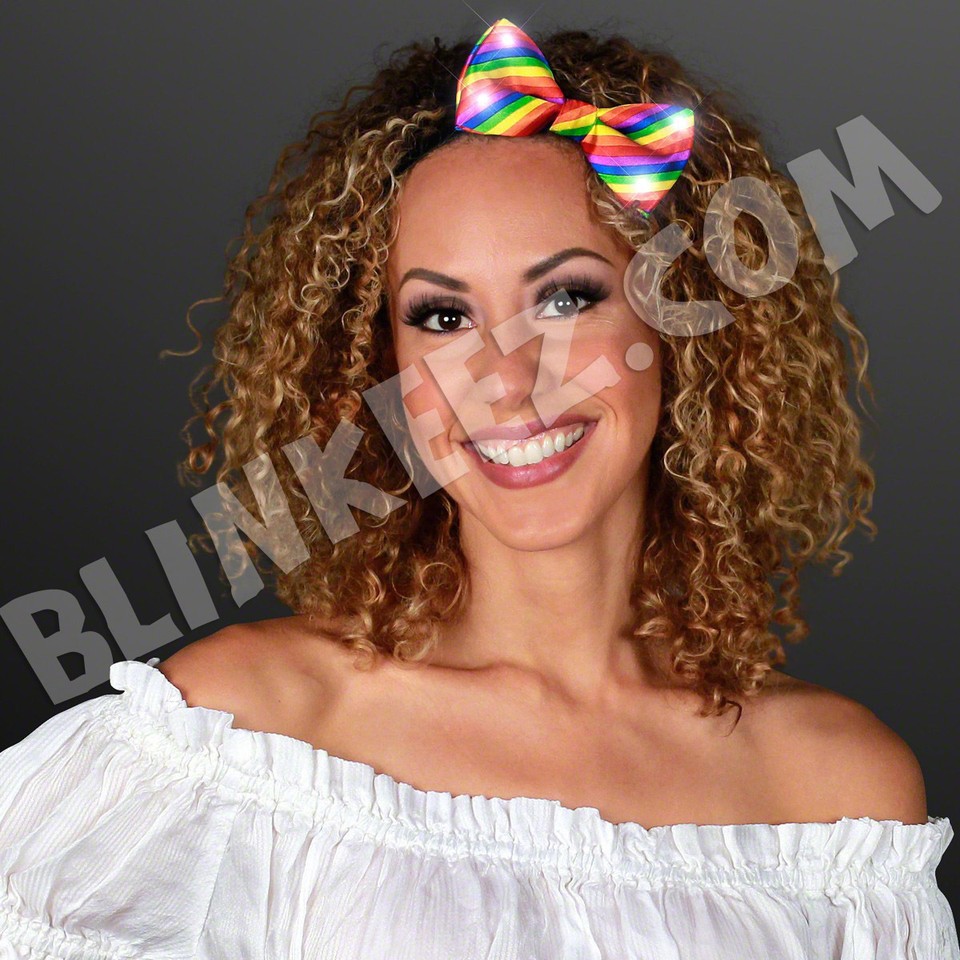 Light Up LED Flashing Blinking Bow Ties -Choose Your Color Bowtie! FREE ...