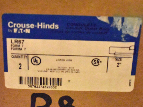 2" LR67 Outlet Box Listed 425B | eBay