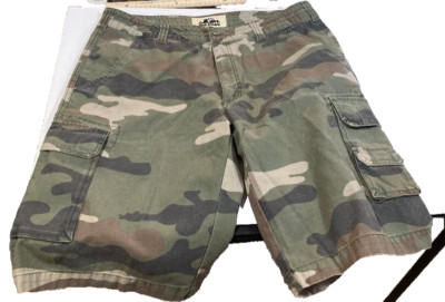 Camo cargo shorts men's waist size 36 Old Mill clothes clothing | eBay