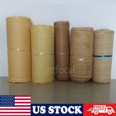 Natural Dried Rattan Woven Sheet Cane Webbing Material DIY Repair Chair ...