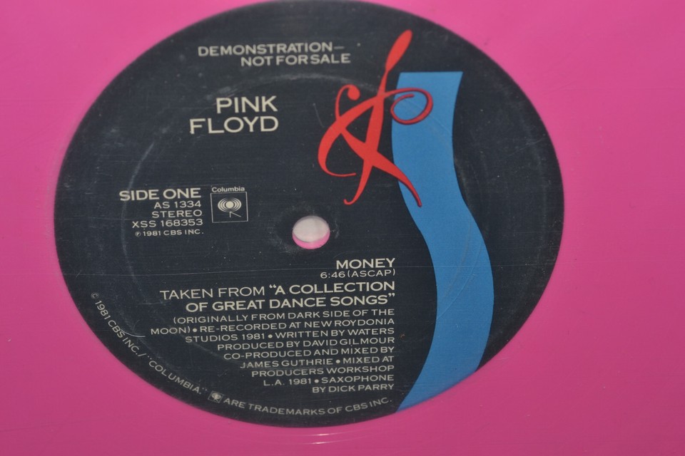 NEW Pink Floyd SEALED Money RARE PROMO 12" Limited Colored Vinyl 1981 w ...