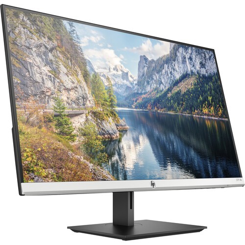 HP 27f 27" 4K UHD (3840x2160) IPS Monitor 60Hz 5ms Anti-glare Height ...