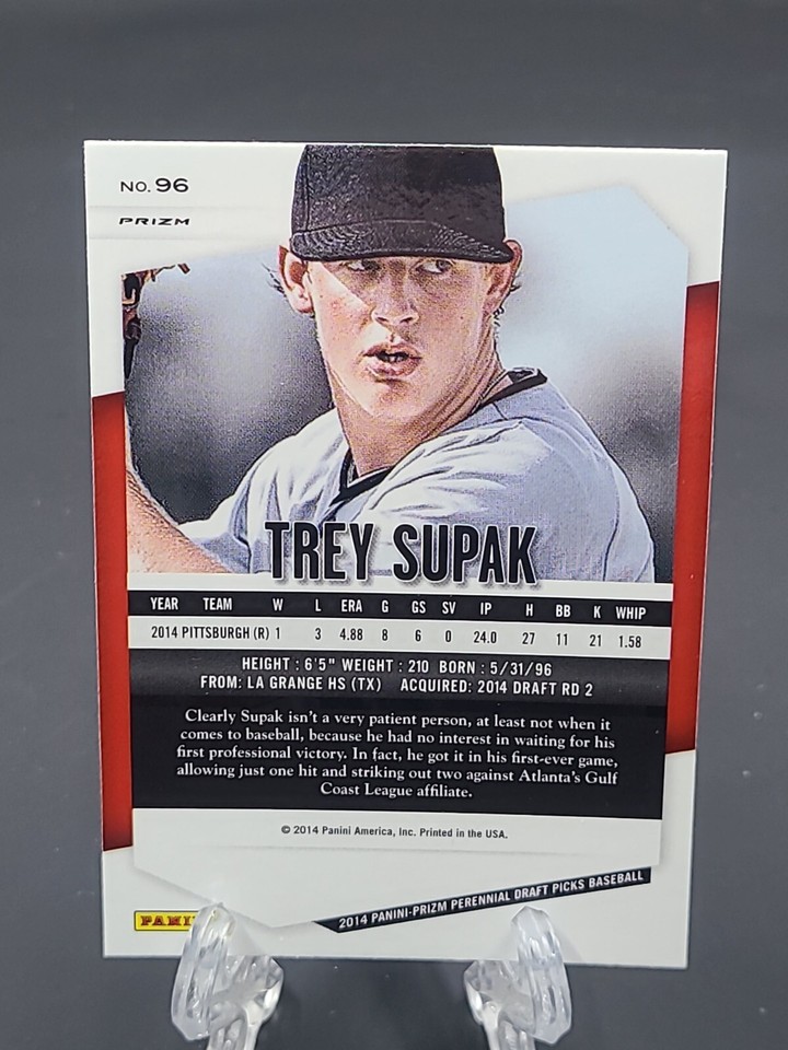 2014 Trey Supak SP Silver Refractor Rookie Panini Prizm Draft Picks | eBay