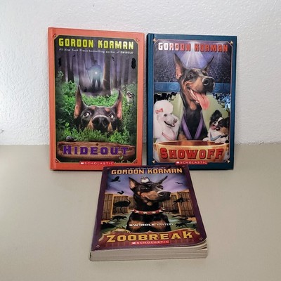 Lot of 3 Gordon Korman Books - Swindle Mystery -- Hideout, Showoff ...