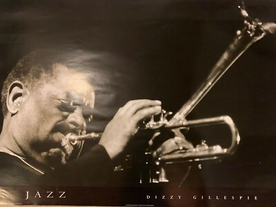 Dizzy Gillespie Black And White Jazz Poster 24 X 33.75” | eBay