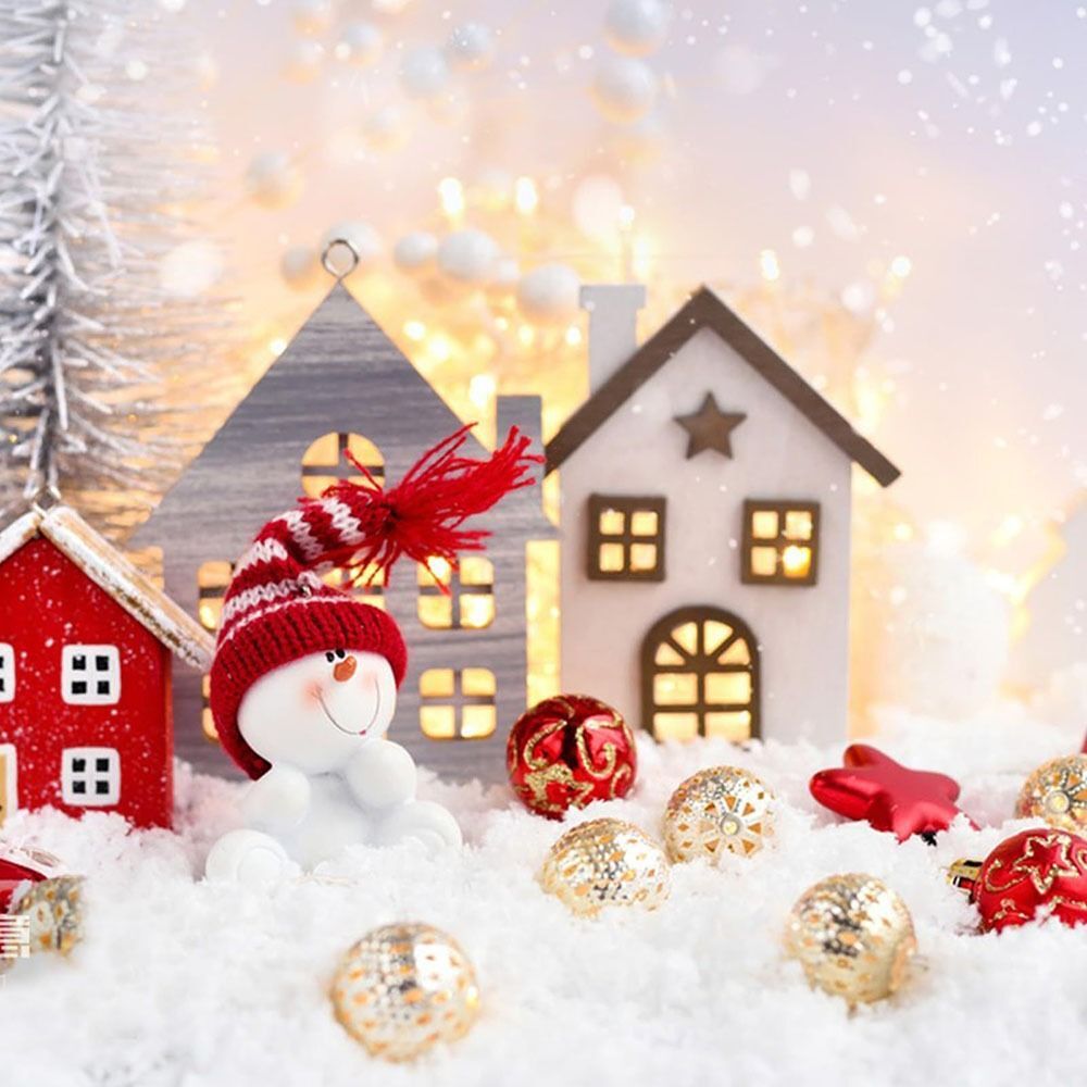 Party Table Runner Fake Snow Blanket Table Decoration White Photo ...