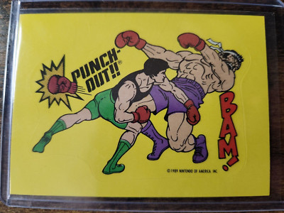 1989 Topps Nintendo Little Mac Game Tip Sticker Card #28 Punch-Out!! | eBay