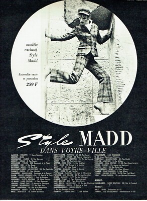 Publicité Advertising 0124 1966 Style Madd pret à porter femme | eBay