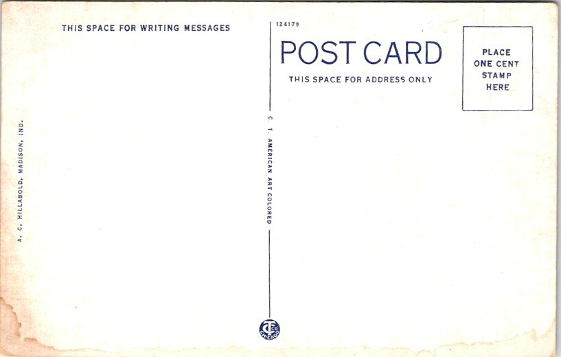 Vintage Postcard Clifty Inn Clifty Falls State Park Madison Indiana IN ...