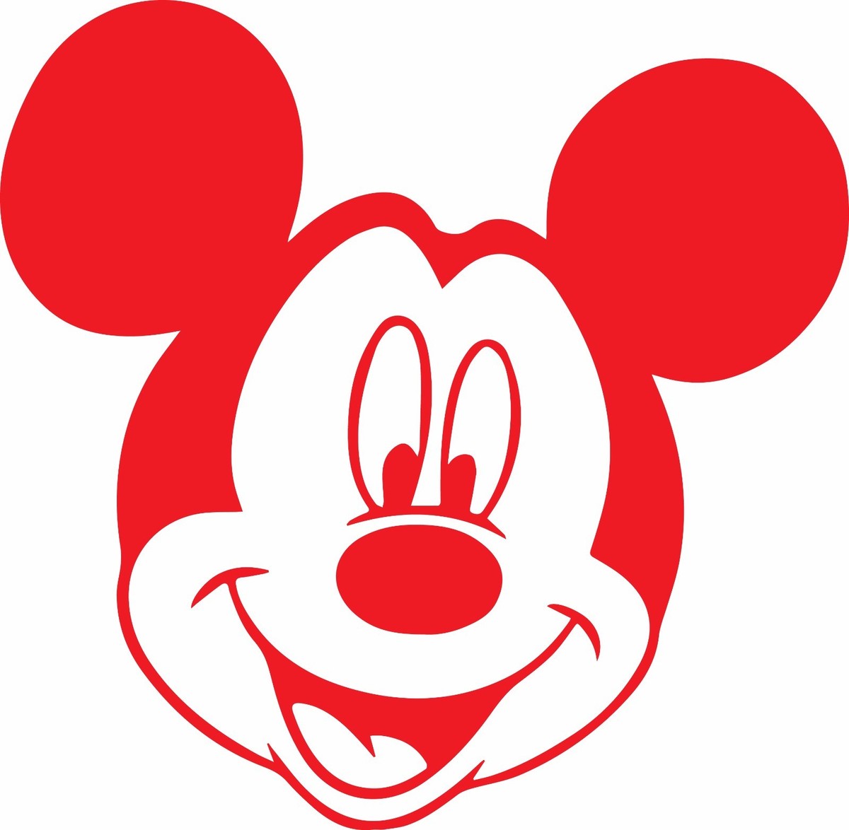 Dessin De Contour De Mickey Mouse Calendrier De L'Avent Avec Mickey