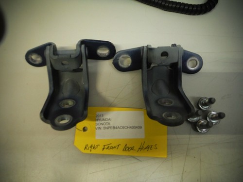 Front Right Upper and Lower Door Hinges OEM 11-18 Hyundai Sonata ...